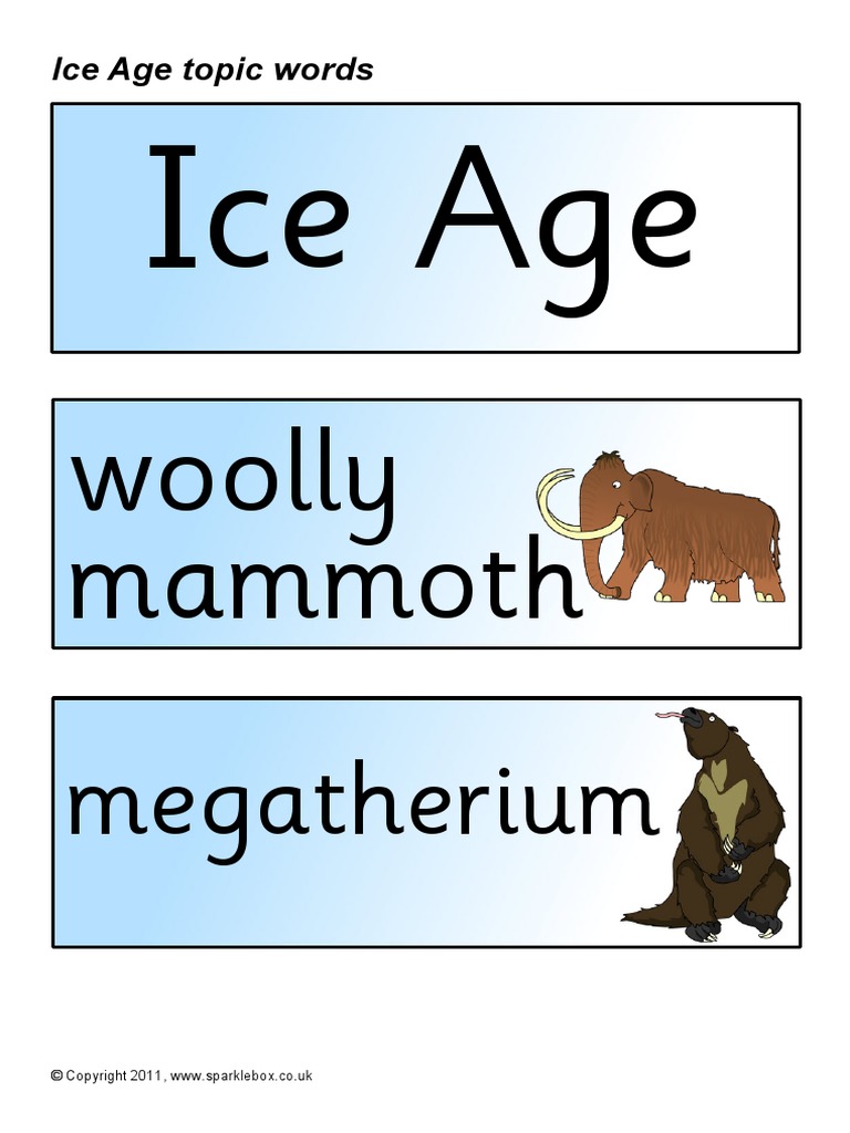 Ice Age Display | PDF