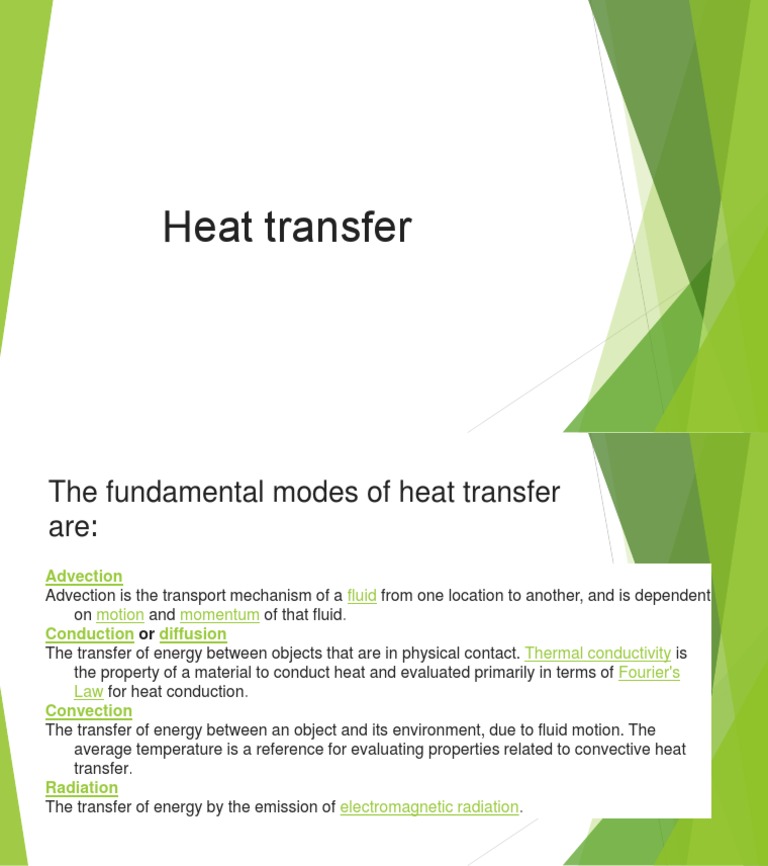 Heat Transfer Basics for Students | PDF
