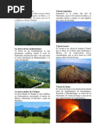 Principales Volcanes de America Central o Centro America | PDF | Volcán ...