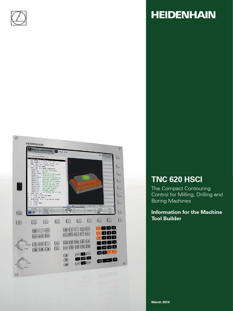 Heidenhain TNC 620 Catalogue | Machining | Cartesian Coordinate System