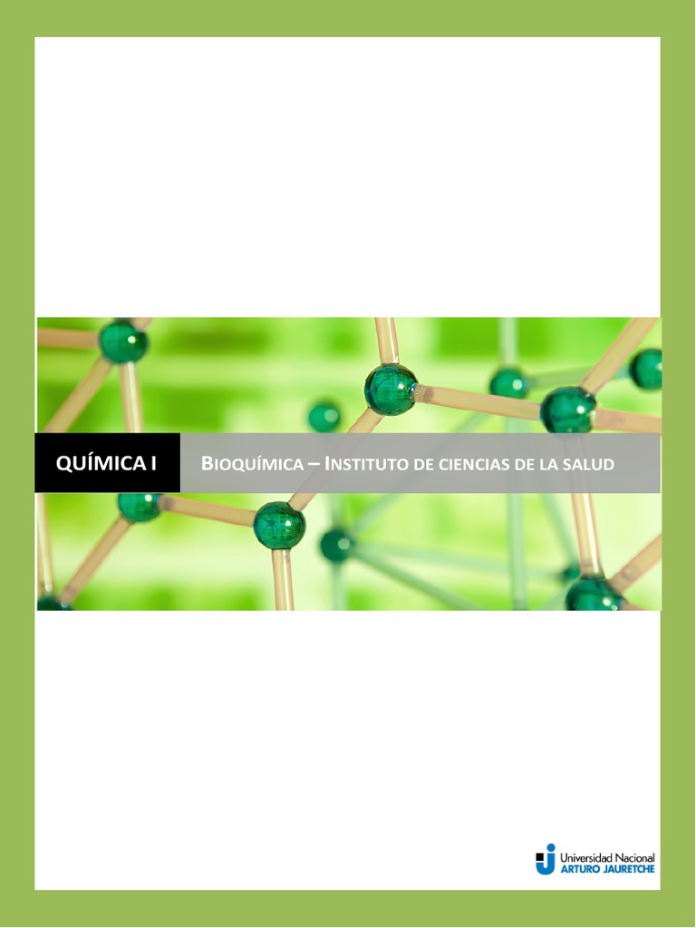 Cuadernillo Química I Pdf átomos Núcleo Atómico