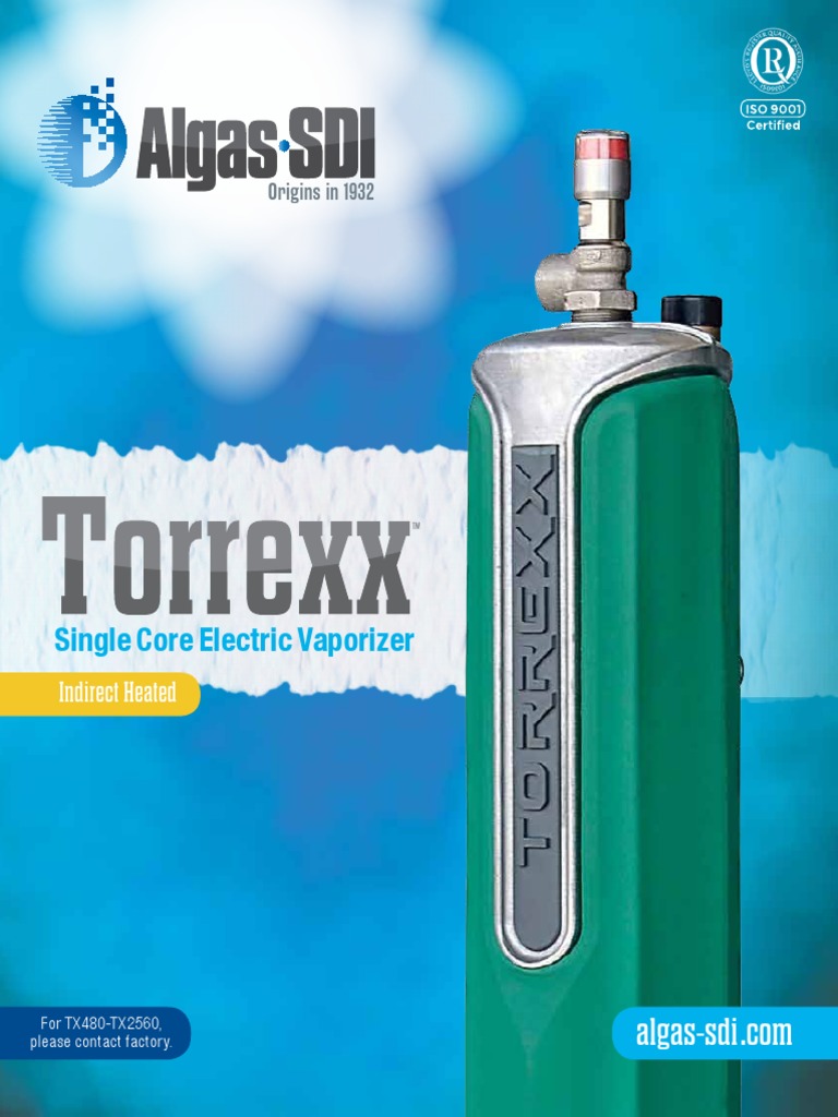 Torrexx Electric LPG Vaporizer | PDF | Thermocouple | Fuse (Electrical)