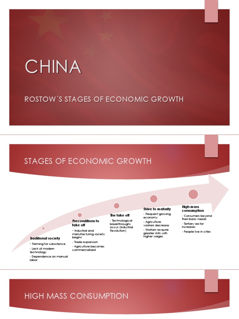 China's Economic Growth Stages | PDF | Economic Growth | Industries