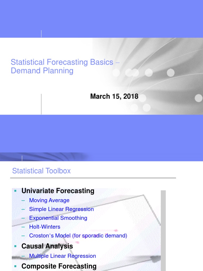 DP Statistical Forecasting | PDF | Forecasting | Linear Trend Estimation
