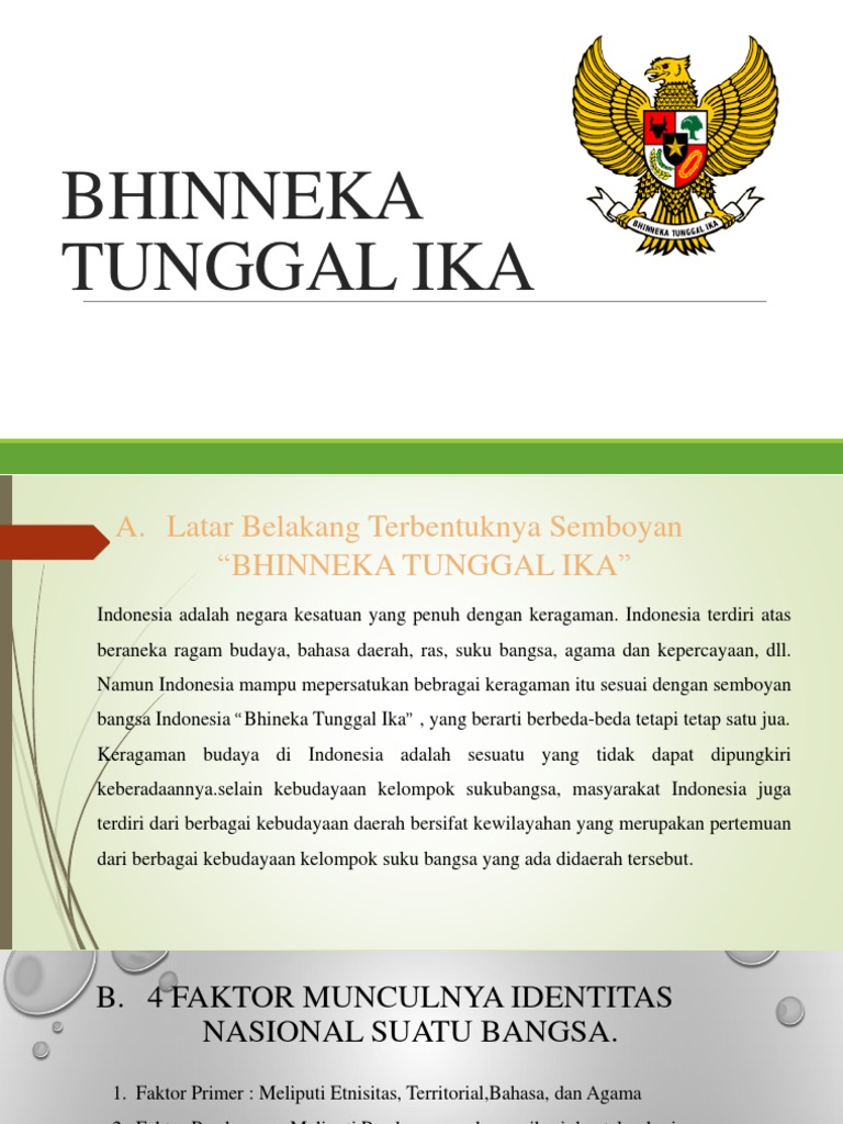 Bhinneka Tunggal Ika | PDF