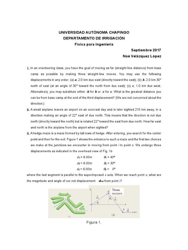 TAREA1 | PDF | Rotation Around A Fixed Axis | Euclidean Vector