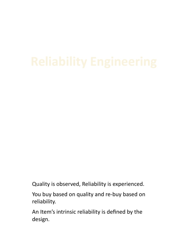 Reliability | PDF | Reliability Engineering | Fracture