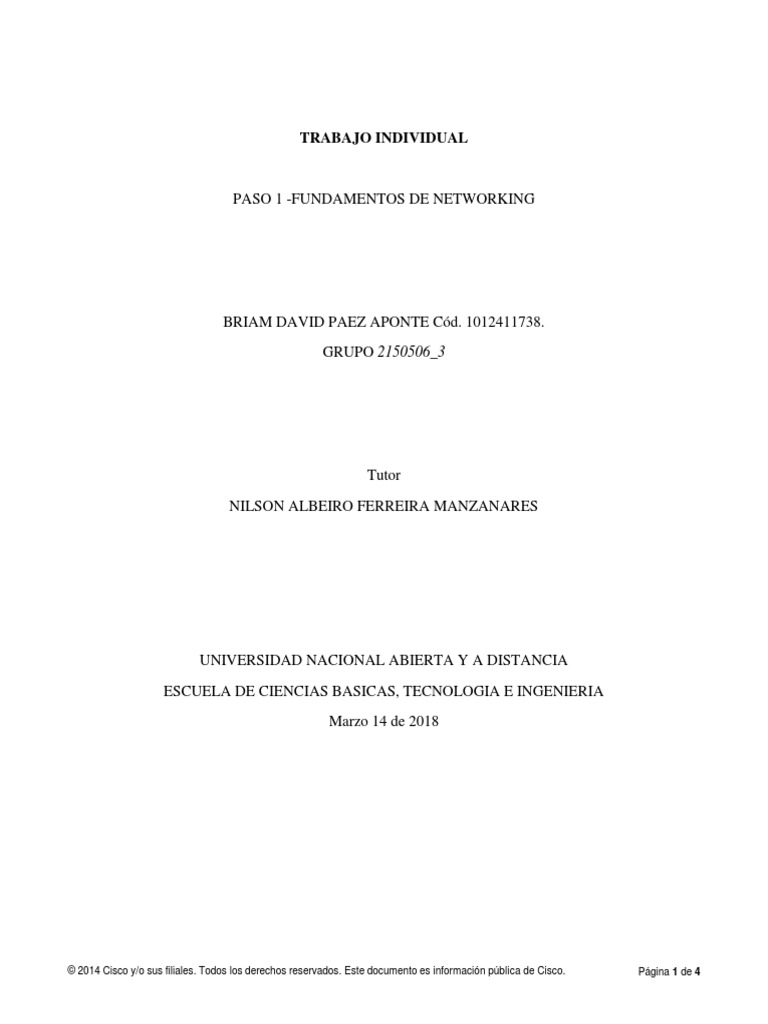 2.3.2.5 Packet Tracer - Implementing Basic Connectivity Instructions IG | PDF | Dirección IP ...