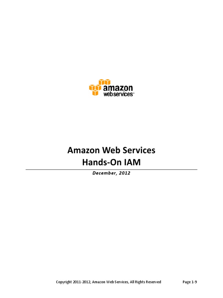 Amazon Web Services Hands-On IAM: December, 2012 | PDF | Amazon Web ...