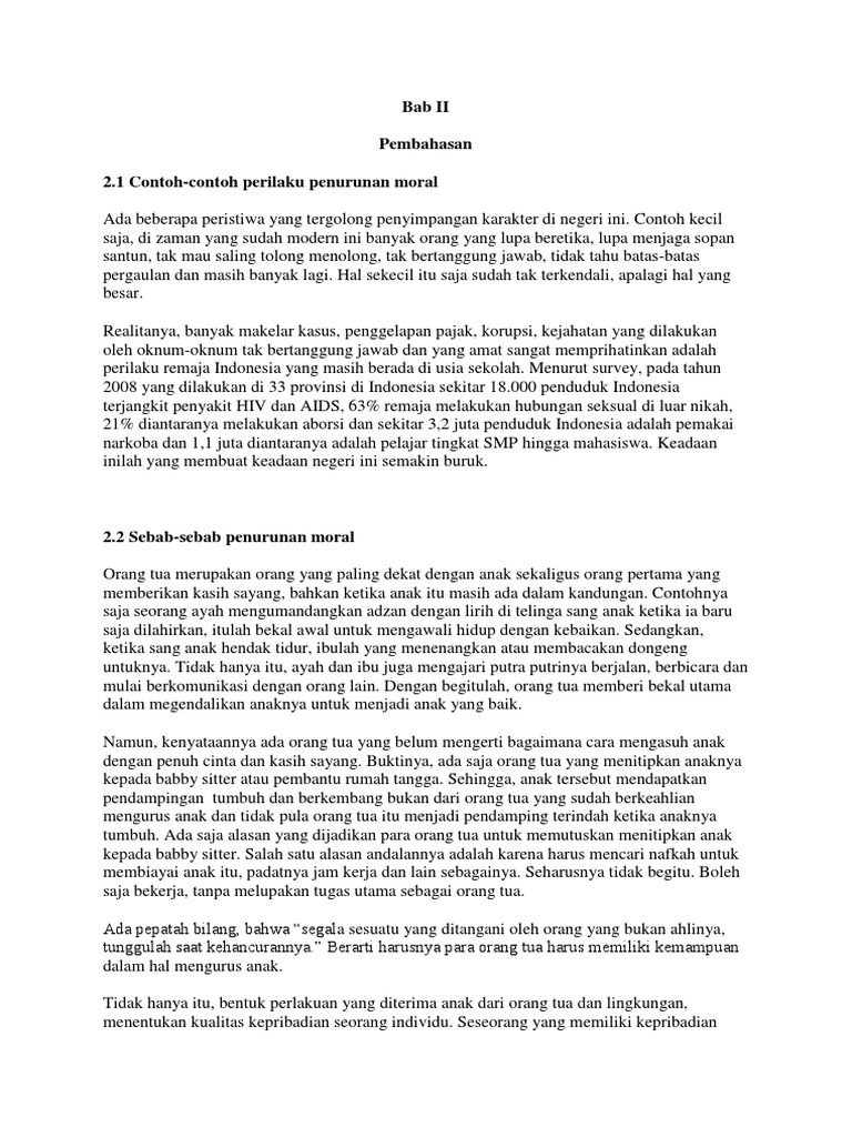 Contoh Karya Tulis Ilmiah | PDF