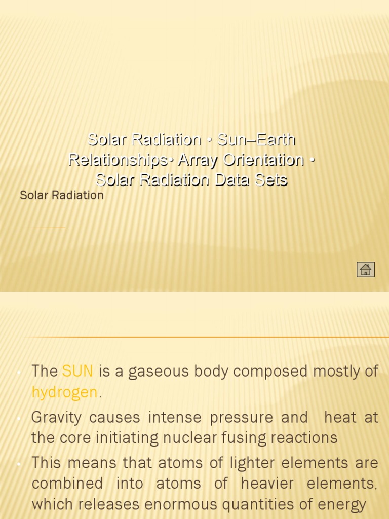 Group 3 - Solar Radiation and Earth's Energy Balance | PDF | Sun ...