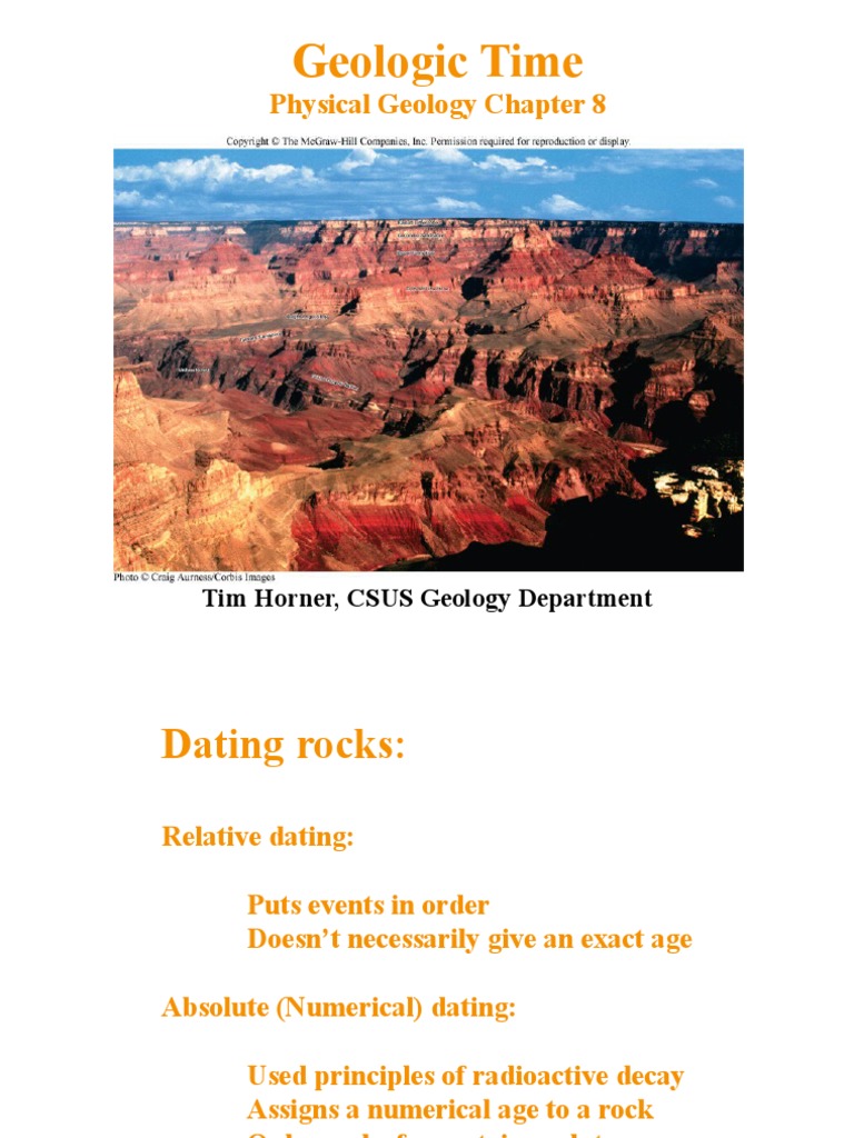 Chapter 8 Geologic Time | PDF