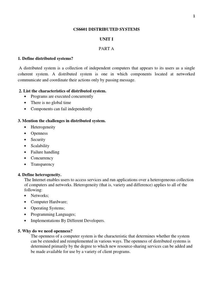 Distributed Systems-Question Bank | Download Free PDF | Peer To Peer | Computer Network