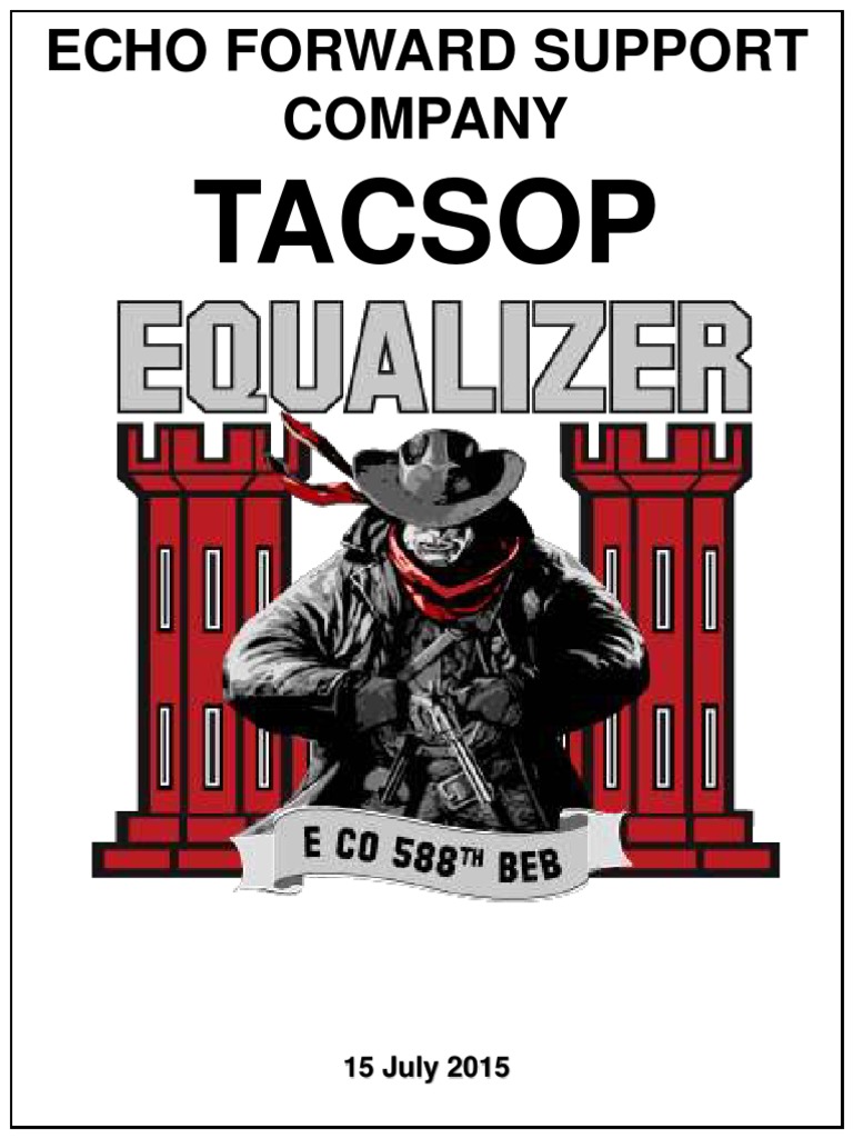 ECHO Forward Support Company TACSOP | PDF | Armed Conflict | Unrest