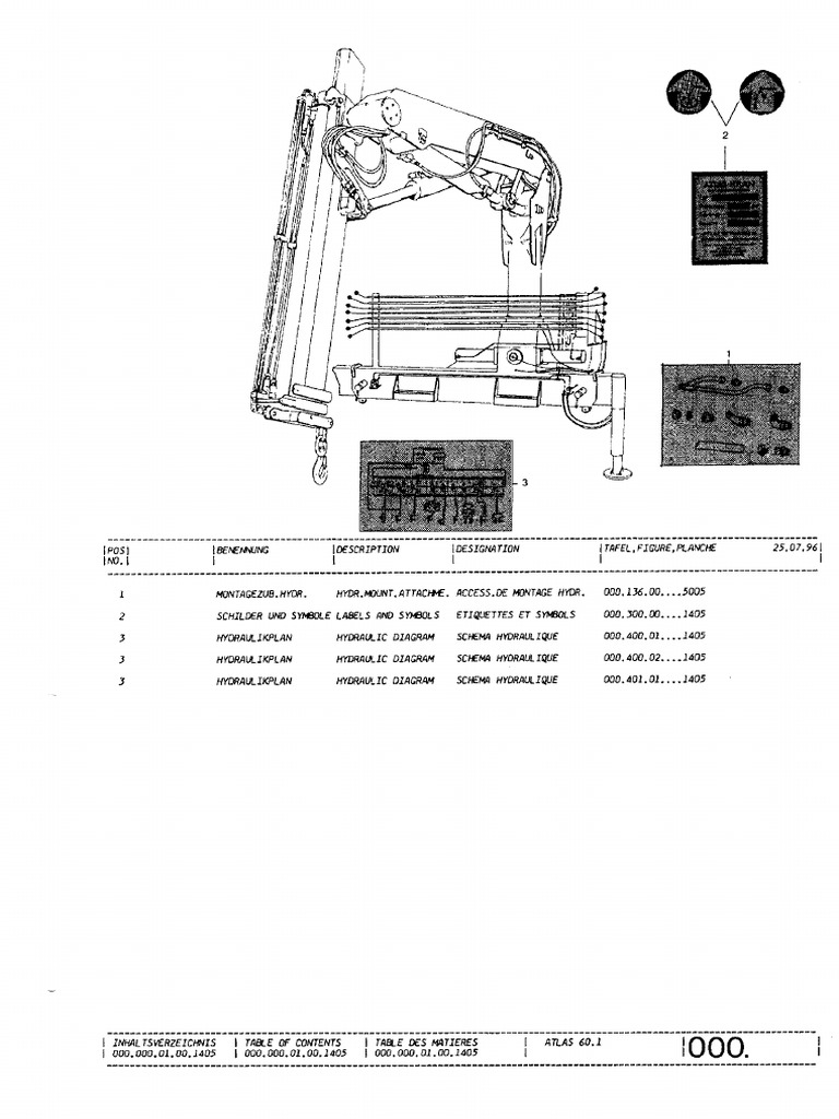 ATLAS 60.1 4640682 08.96 Parts Catalog | PDF