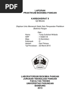 Kel 1. Laporan Praktikum Biokimia Uji Aktivitas Enzim | PDF