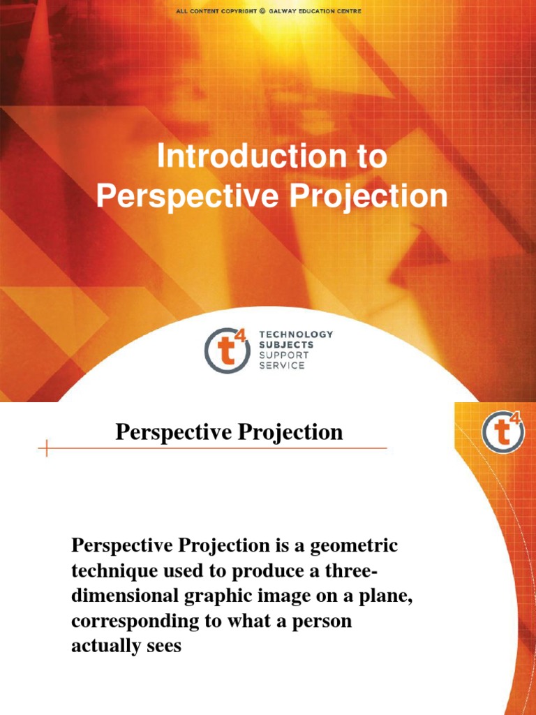 Introduction To Perspective Projection | PDF | Perspective (Graphical ...