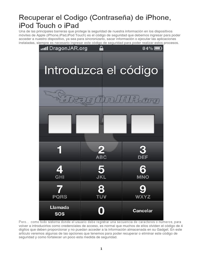 Como Desbloquear Iphone | PDF | Yo telefono | Ios
