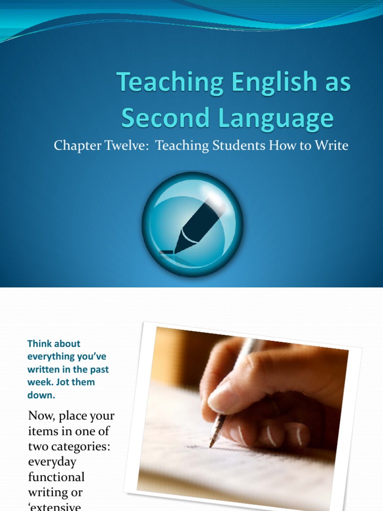 Writing Skills for EFL Teachers | PDF | Persuasion | Essays