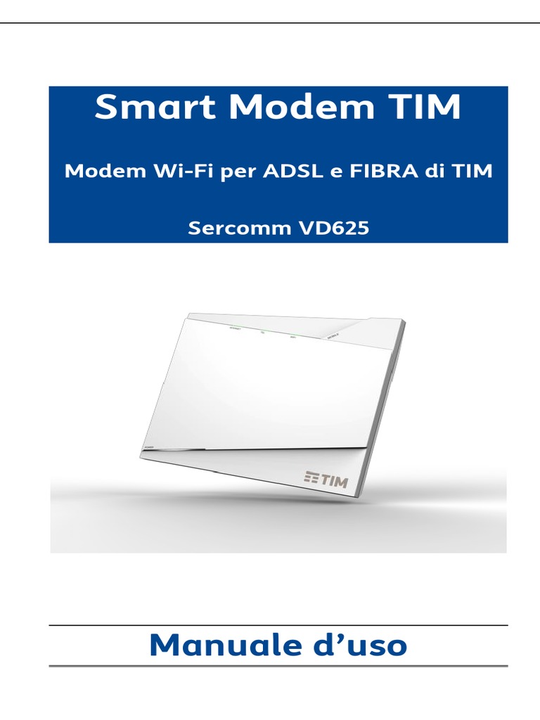 Manuale Modem Fibra PDF | PDF