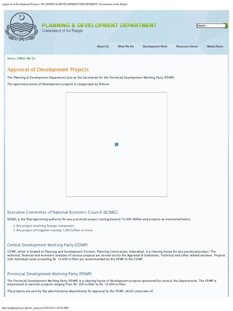 Approval of Development Projects PLANNING DEVELOPMENT DEPARTMENT ...