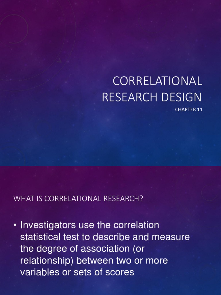Chapter 11 Correlation Design | PDF | Correlation And Dependence | Regression Analysis