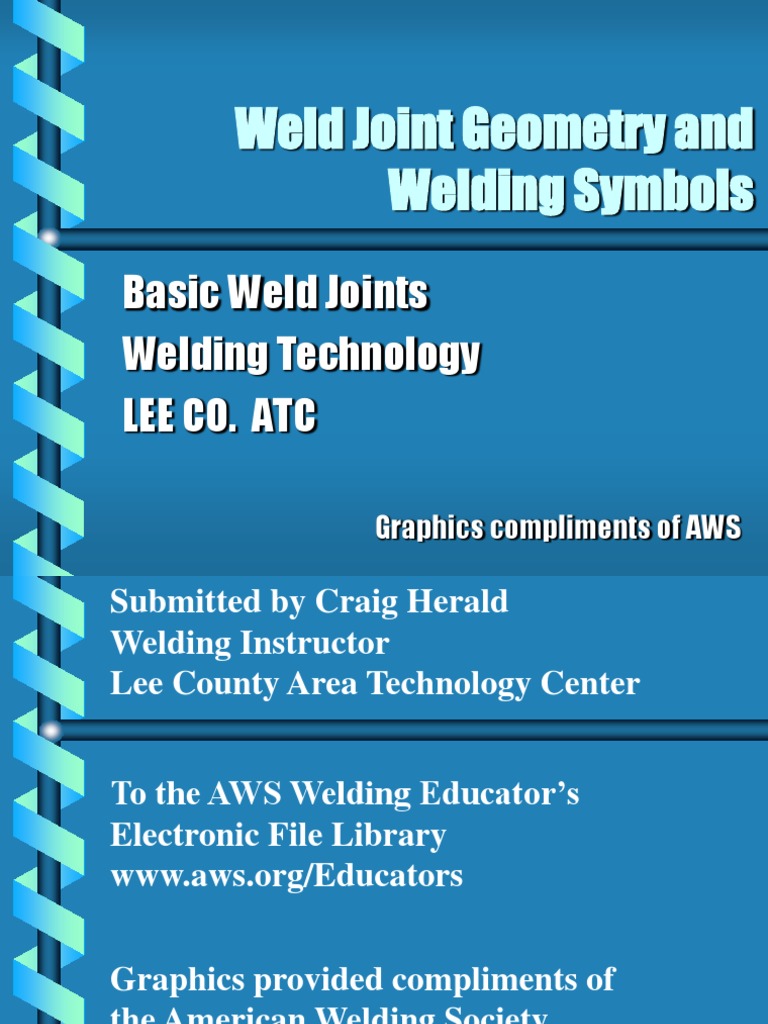 Weld Joint Geometry - Basic Weld Joints | PDF