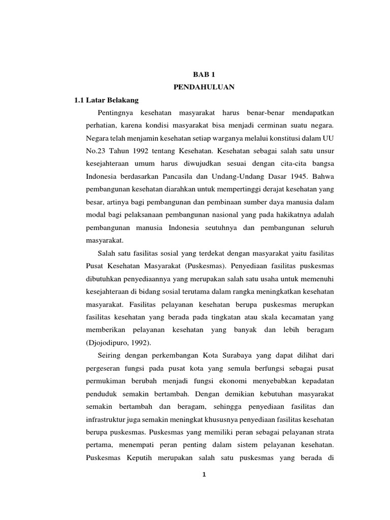 BAB 1 Dan BAB 2 | PDF | Pengembangan Diri | Kesehatan Holistik