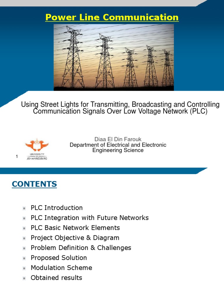 Power Line Communications | PDF | Modulation | Electric Power Transmission