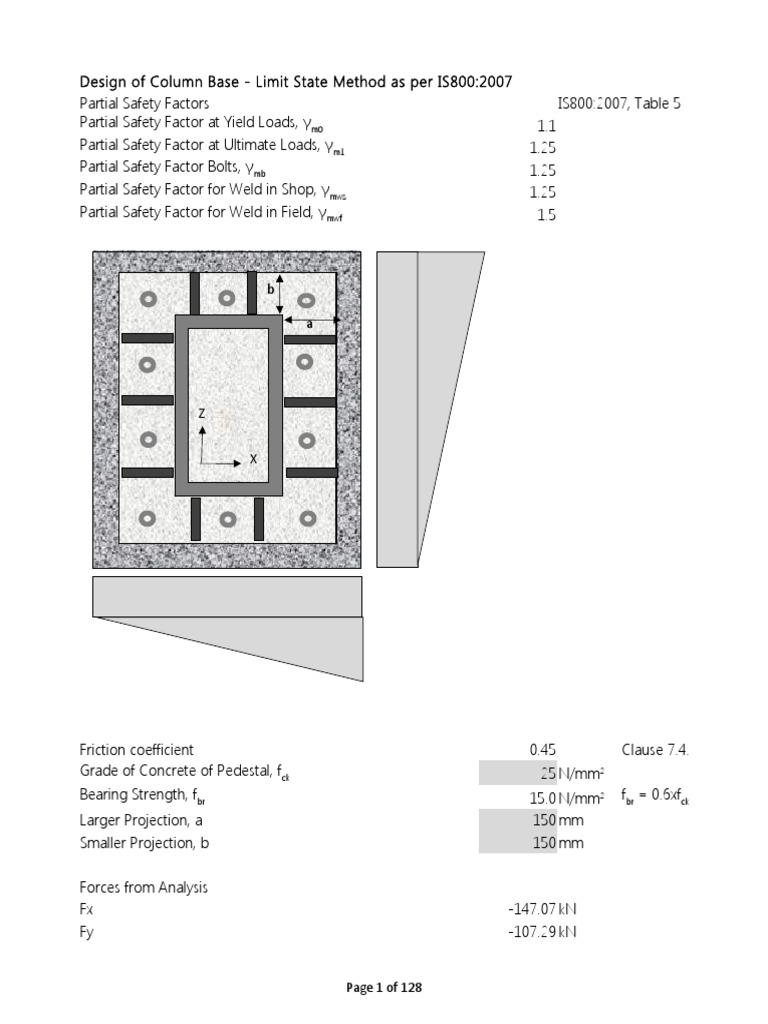 Base Plate p1 | PDF | Screw | Stress (Mechanics)