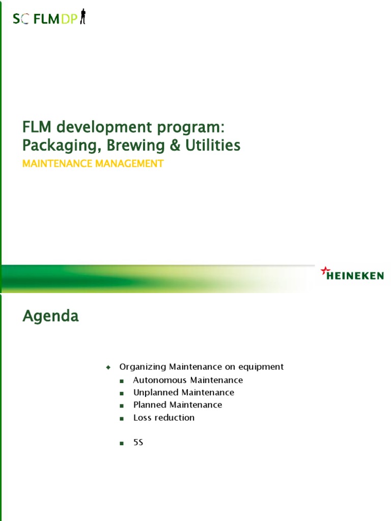 FLM and Autonomous Maintenance Overview | PDF | Pneumatics | Information
