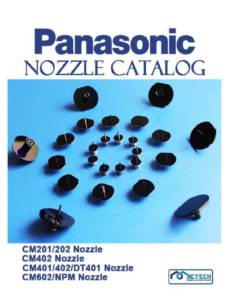 Panasonic Nozzle Catalog and Price List - With Logo | Pound Sterling ...