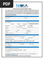 EMPTY Application Form For DPE - Doc 2023 | PDF