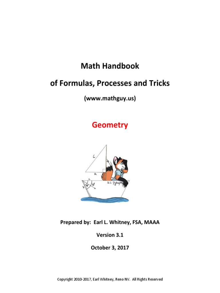 Geometry Handbook | Download Free PDF | Triangle | Line (Geometry)