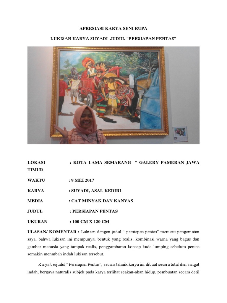 Apresiasi Karya Seni Rupa Karya Suyadi | PDF
