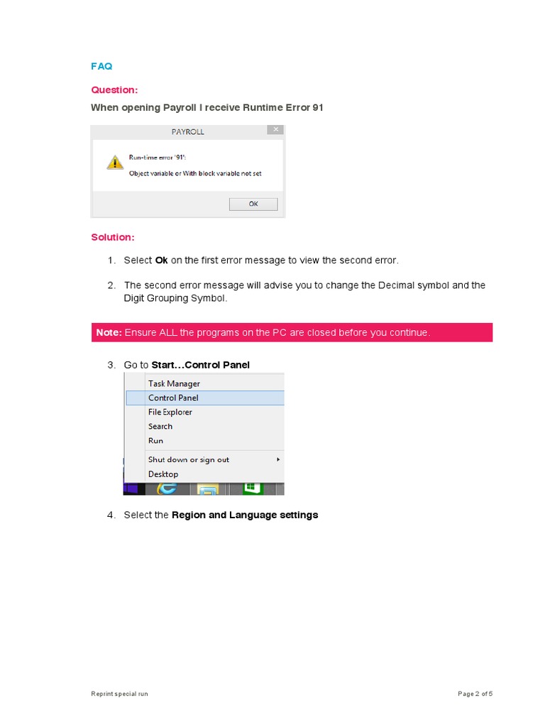 Runtime Error 91 - Block Variable Not Set | PDF Runtime Error 91 - Block Variable Not Set | PDF