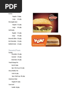 CDO Products Price List 2025 | PDF | Cooking, Food & Wine