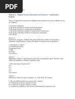 Questions & Answers On Counters | PDF | Logic Gate | Digital Electronics