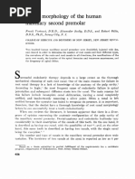Vertucci's Root Canal Anatomy Study | PDF | Animal Anatomy | Mouth
