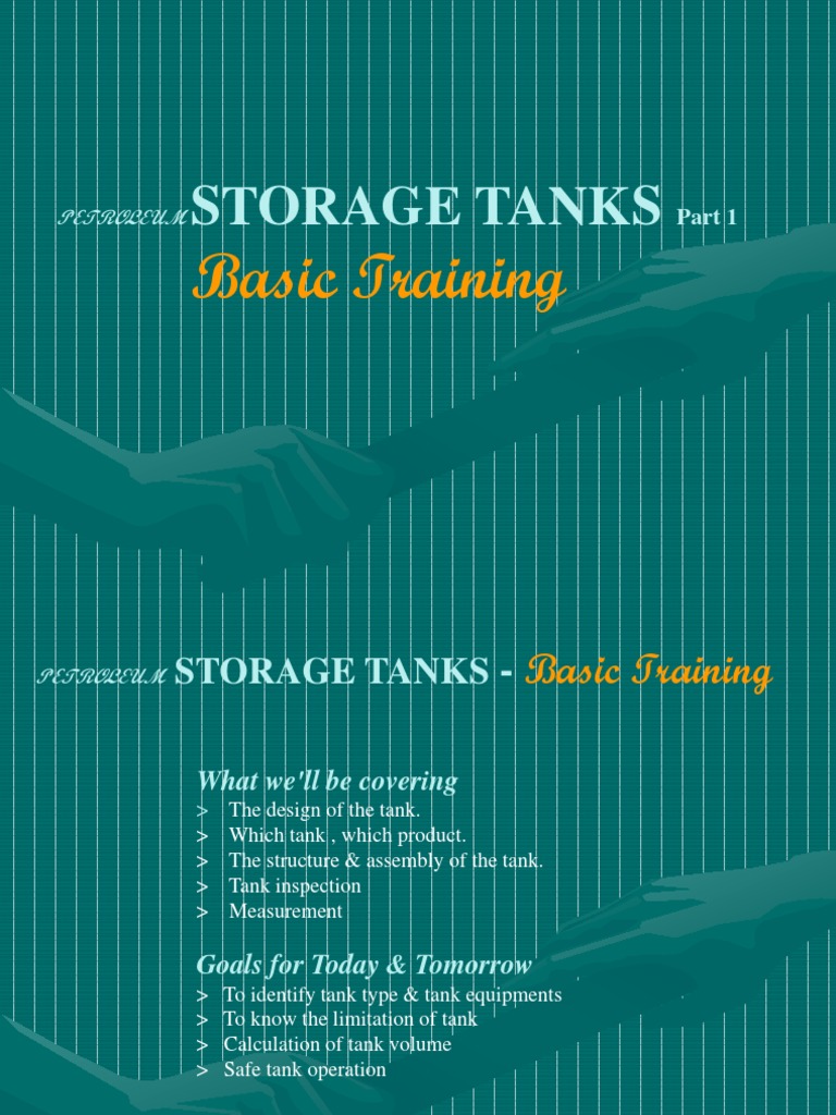 Petroleum Storage Tanks Part 1 Basic Training. | PDF | Pressure ...