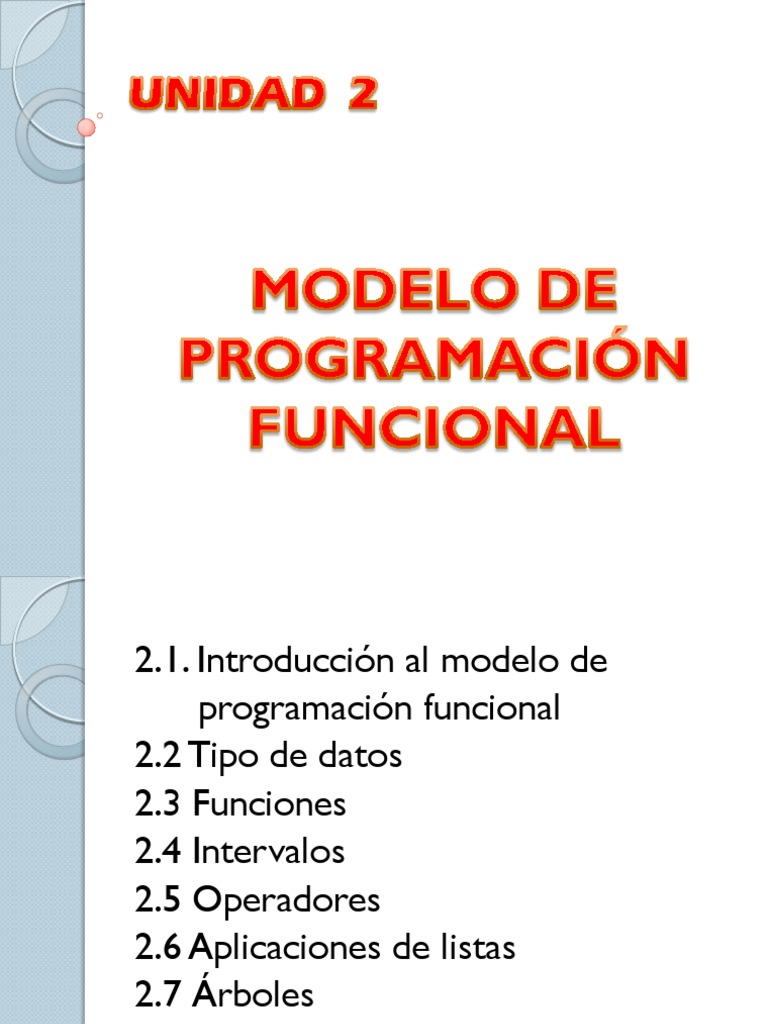 Guía de Programación Funcional | PDF | Programacion Funcional | Función ...