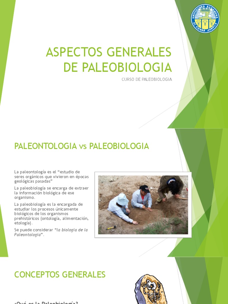 Introducción a la Paleobiología | PDF | Paleontología | Fósil