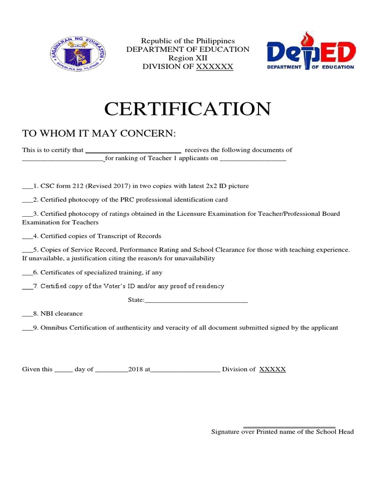 Omnibus DEPed Philippines | PDF | Identity Document | Authentication Omnibus DEPed Philippines | PDF | Identity Document | Authentication