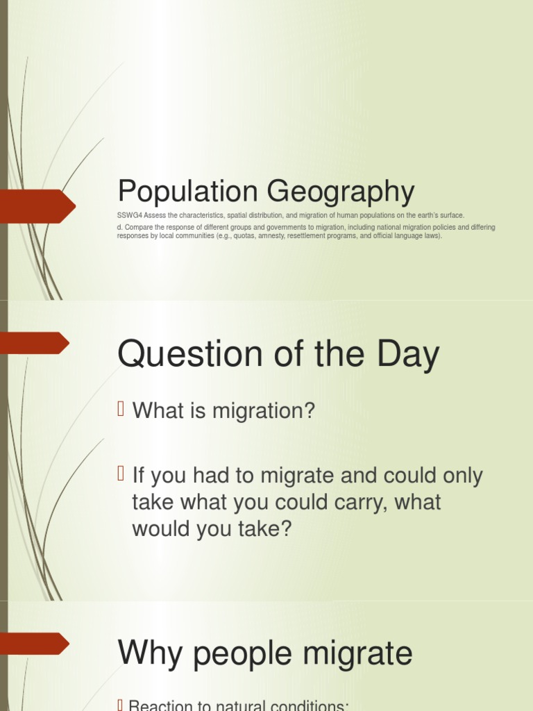 ALLISON FORAN - Population Geography Guided Notes | PDF | Illegal ...