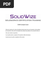 CSWP Practice Test Book: Certified Solidworks Professionals | PDF ...