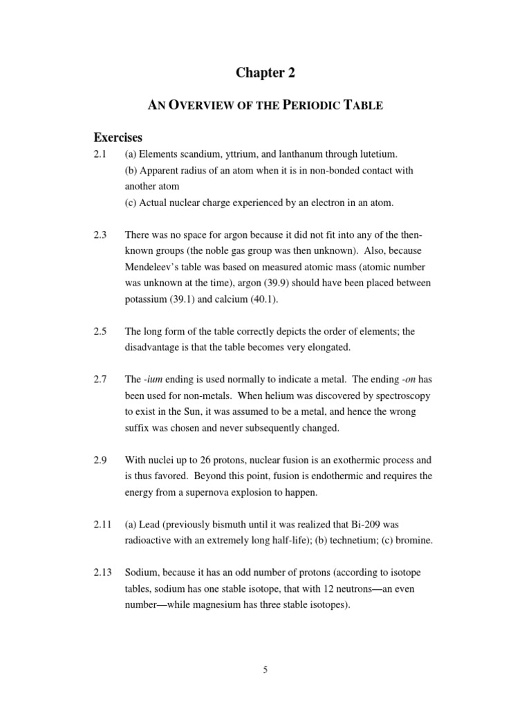 An In-Depth Look at the Periodic Table: Analyzing Key Concepts and ...