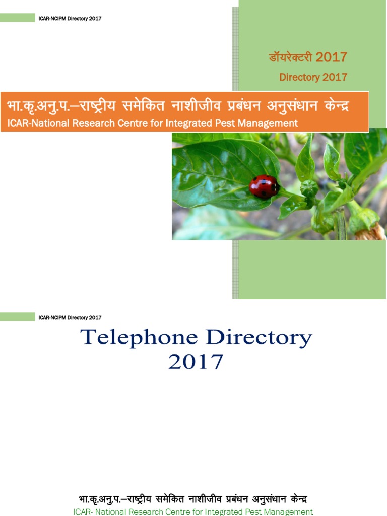 NCIPM - Telephone Directory | PDF