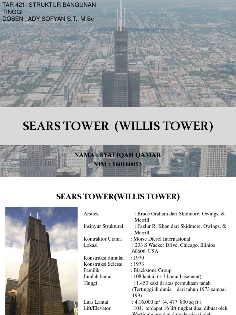 Sears Tower (Willis Tower) | PDF | Griya & Taman