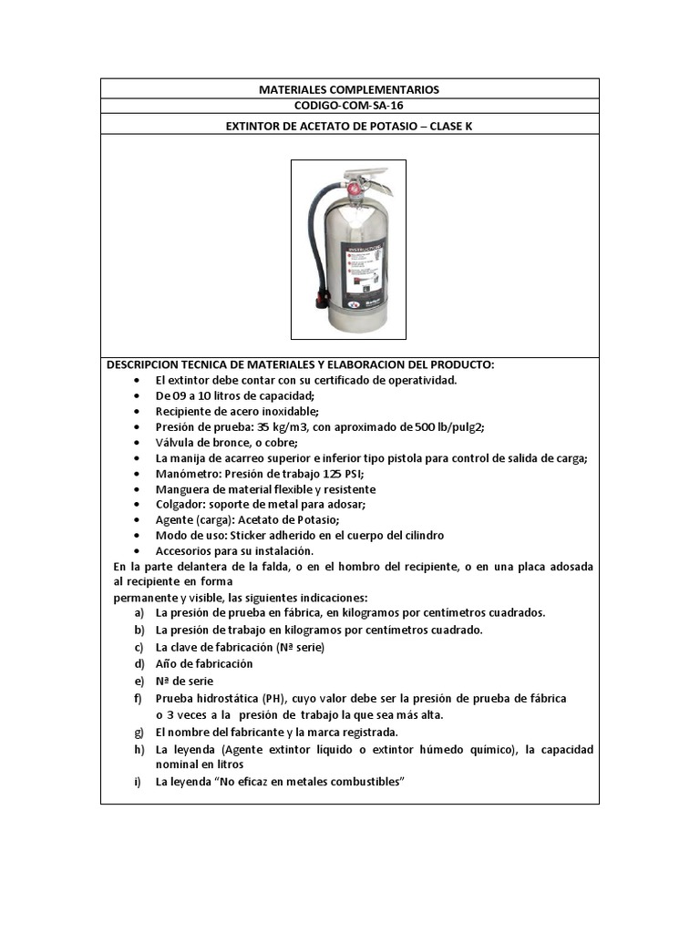 Acetato de Potasio | PDF