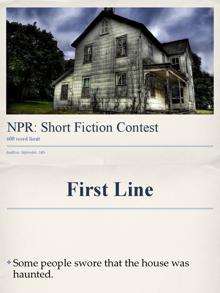 NPR Short Fiction Contest Round 5 | PDF